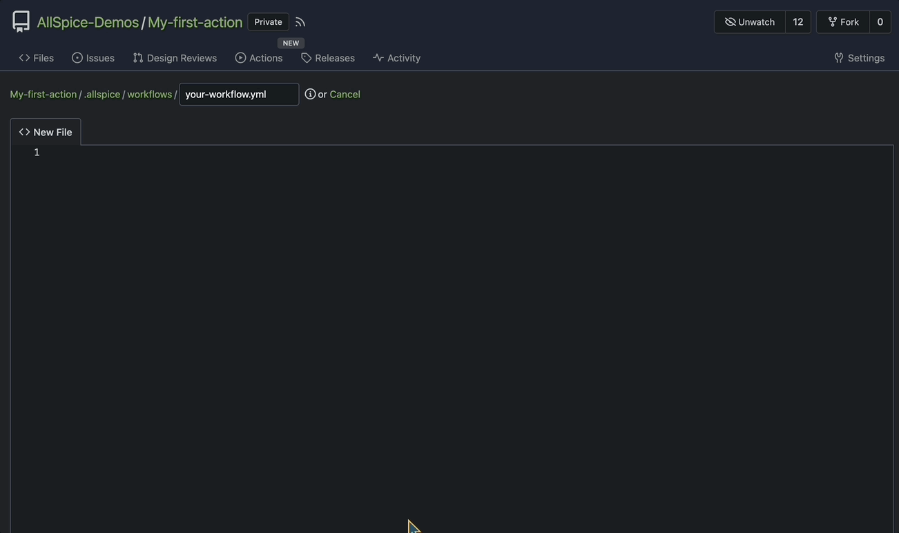 Basic Workflow Setup